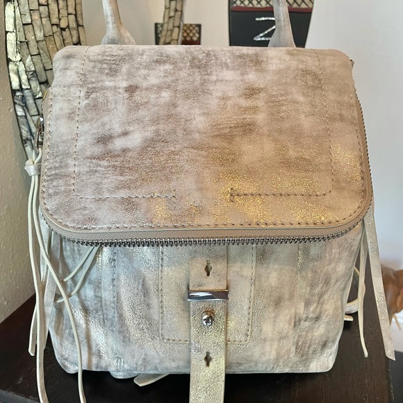 Botkier | Bags | Botkier Backpack Nwt Sliver Metallic Comes With A Free ...